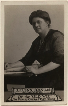 Miss Lilian Baylis CH – The Dinner Puzzle